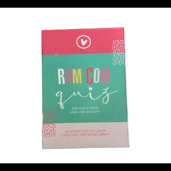 Rom Com | Games | Rom Com Quiz Cards 5 Romantic Comedy Movie Trivia ...